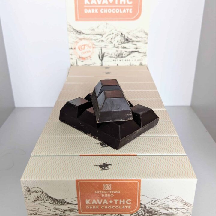 Hometown Hero 400mg Kava 160mg Delta 9 THC Chocolate Bars | CBD etc.